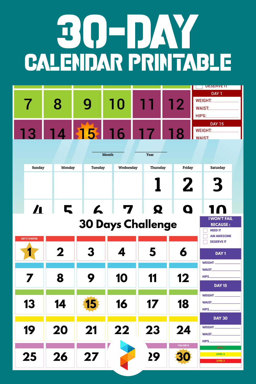 Gingham Calendar Day Month Printables Confessions Of A Homeschooler 