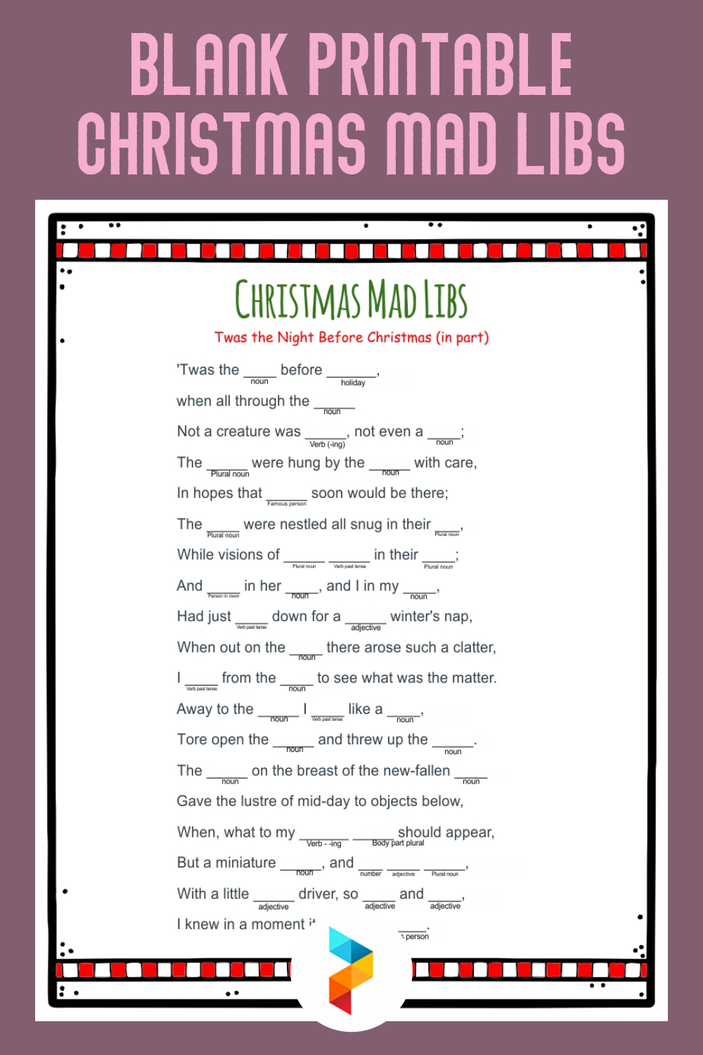 10 Best Blank Printable Christmas Mad Libs PDF For Free At Printablee