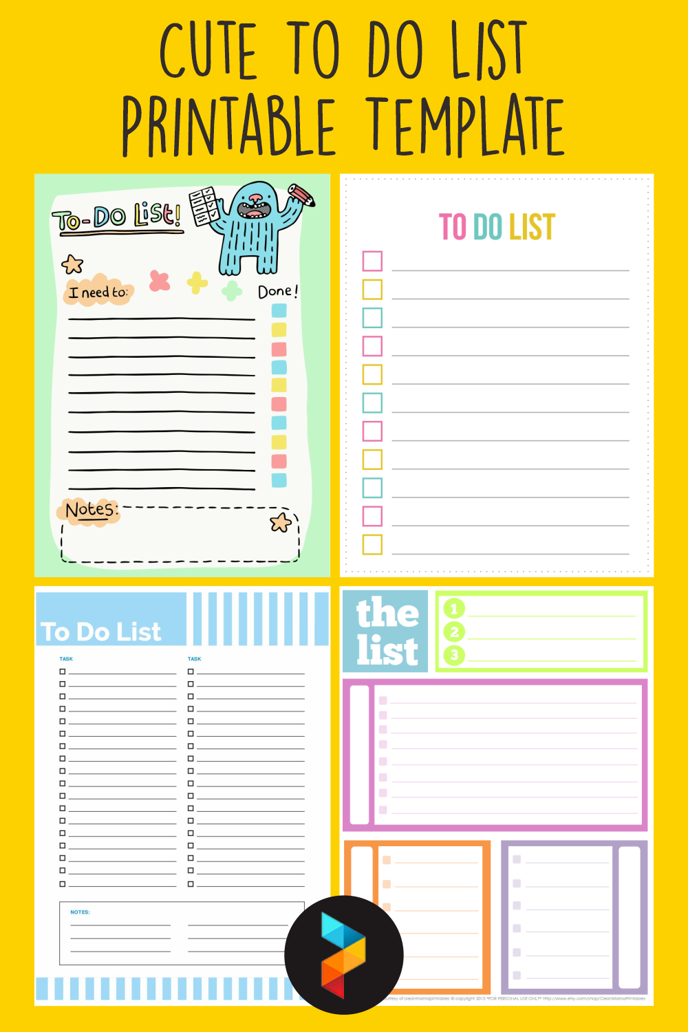 Floral To Do List Printable Template Paper Trail Design Free 