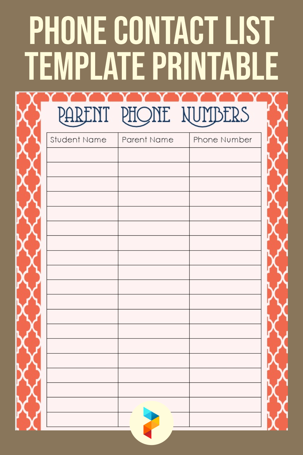 10 Best Phone Contact List Template Printable PDF For Free At Printablee