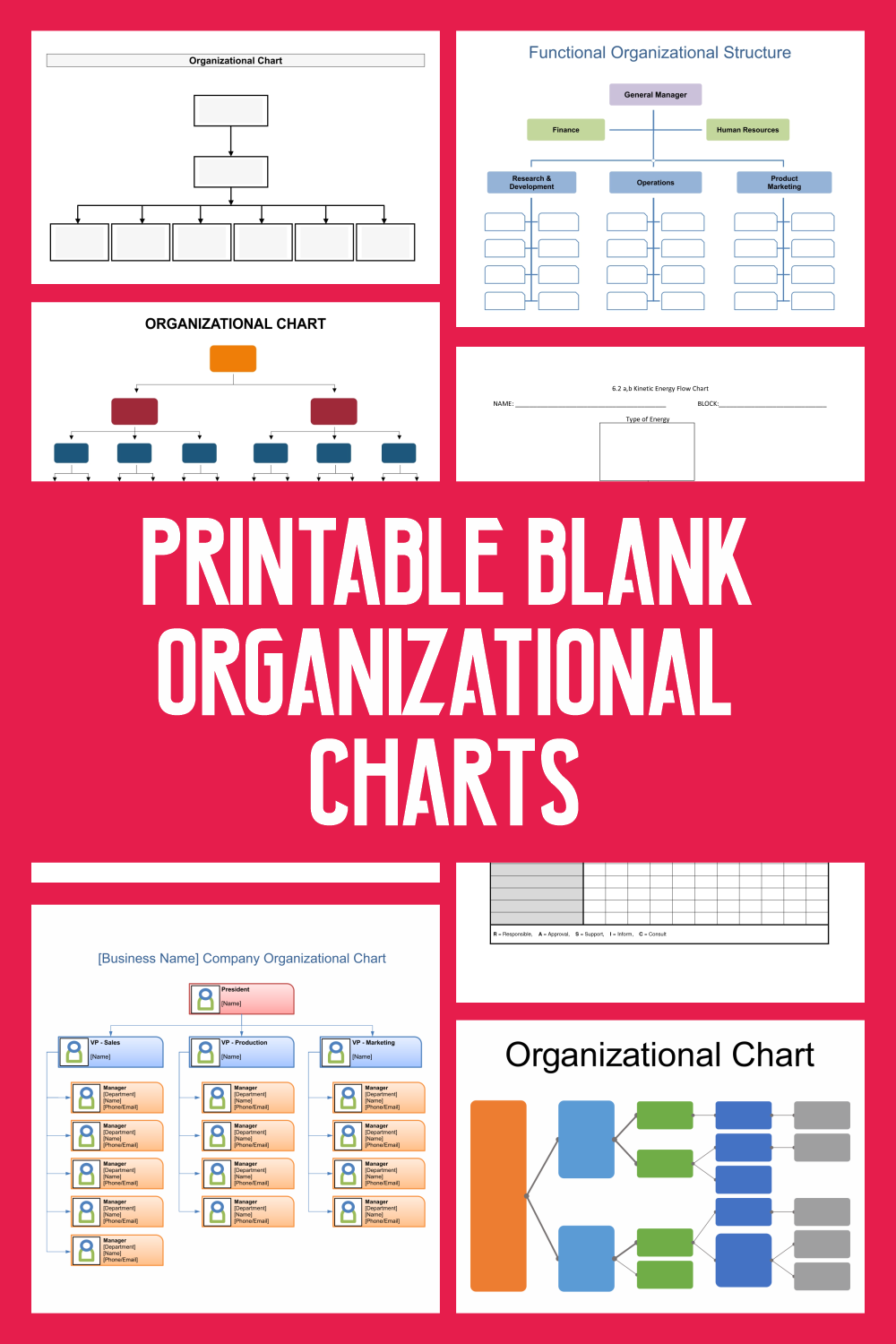 13 Best Free Printable Blank Organizational Charts PDF For Free At 