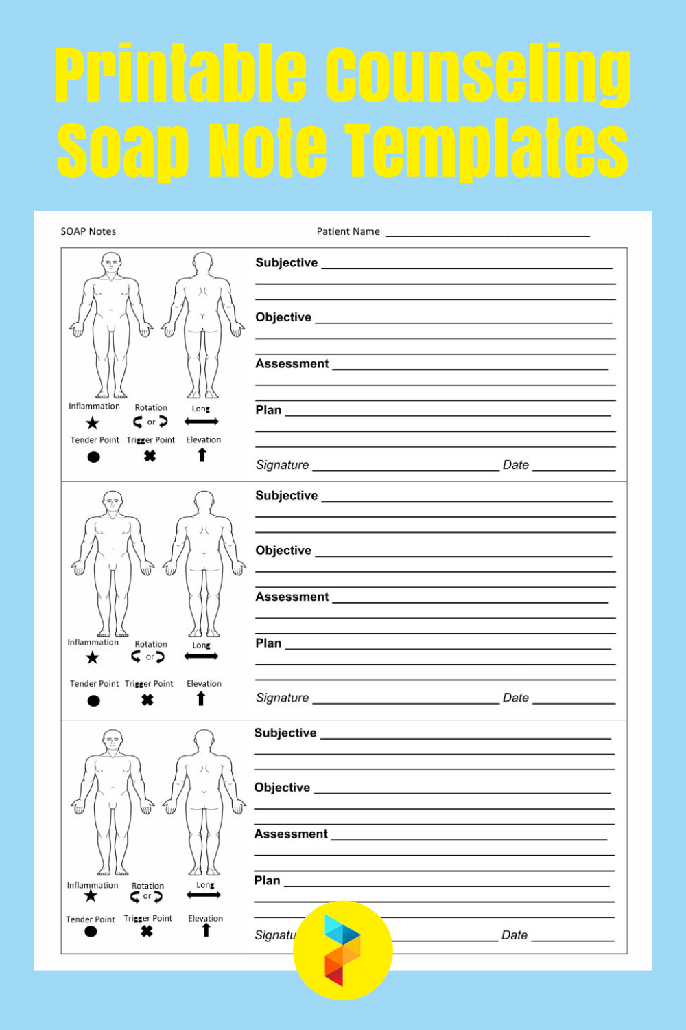 Counseling Soap Note Templates - 10 Free PDF Printables | Printablee Counseling Soap Note Templates - 10 Free PDF Printables | Printablee