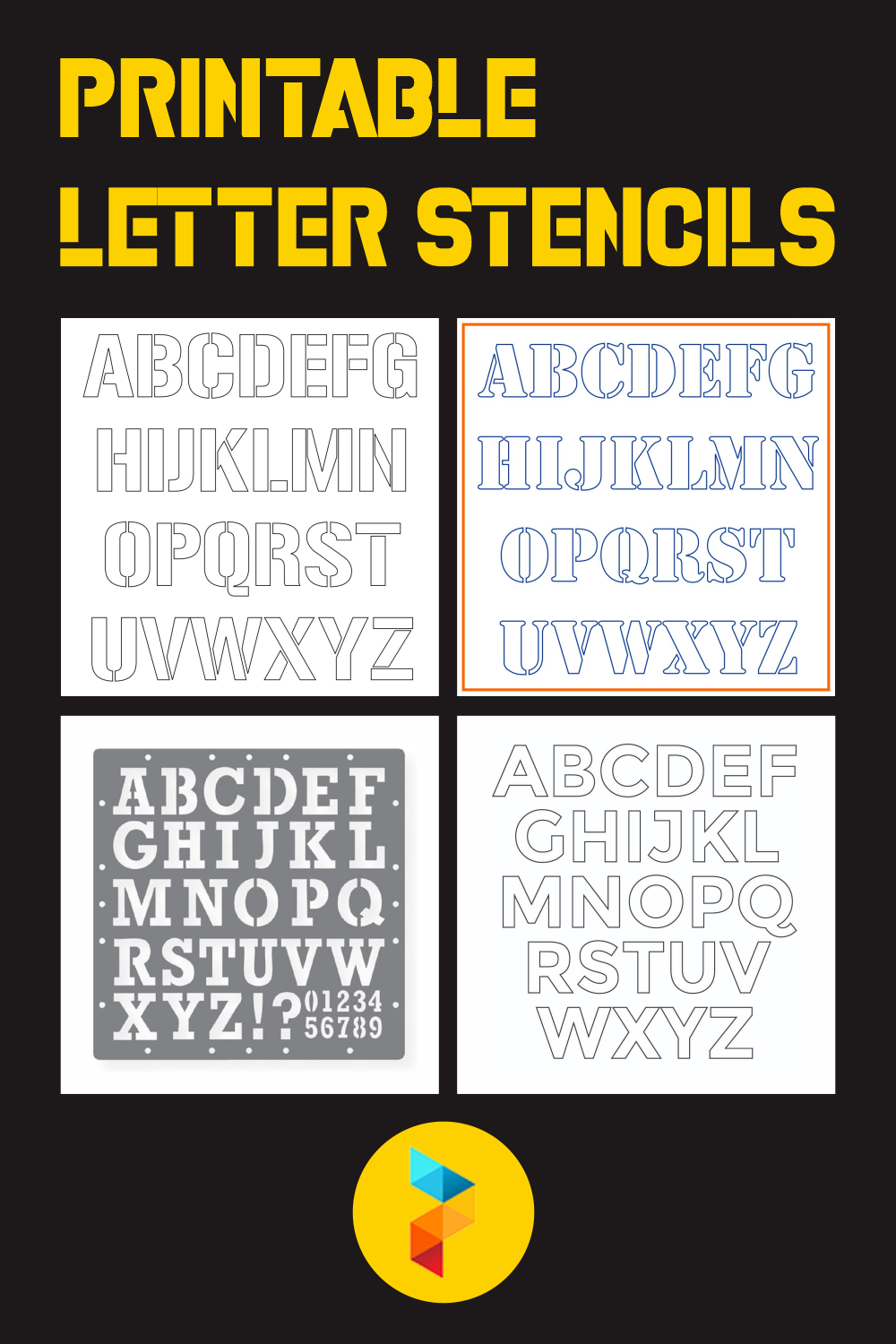 7 Best Printable Letter Stencils PDF For Free At Printablee