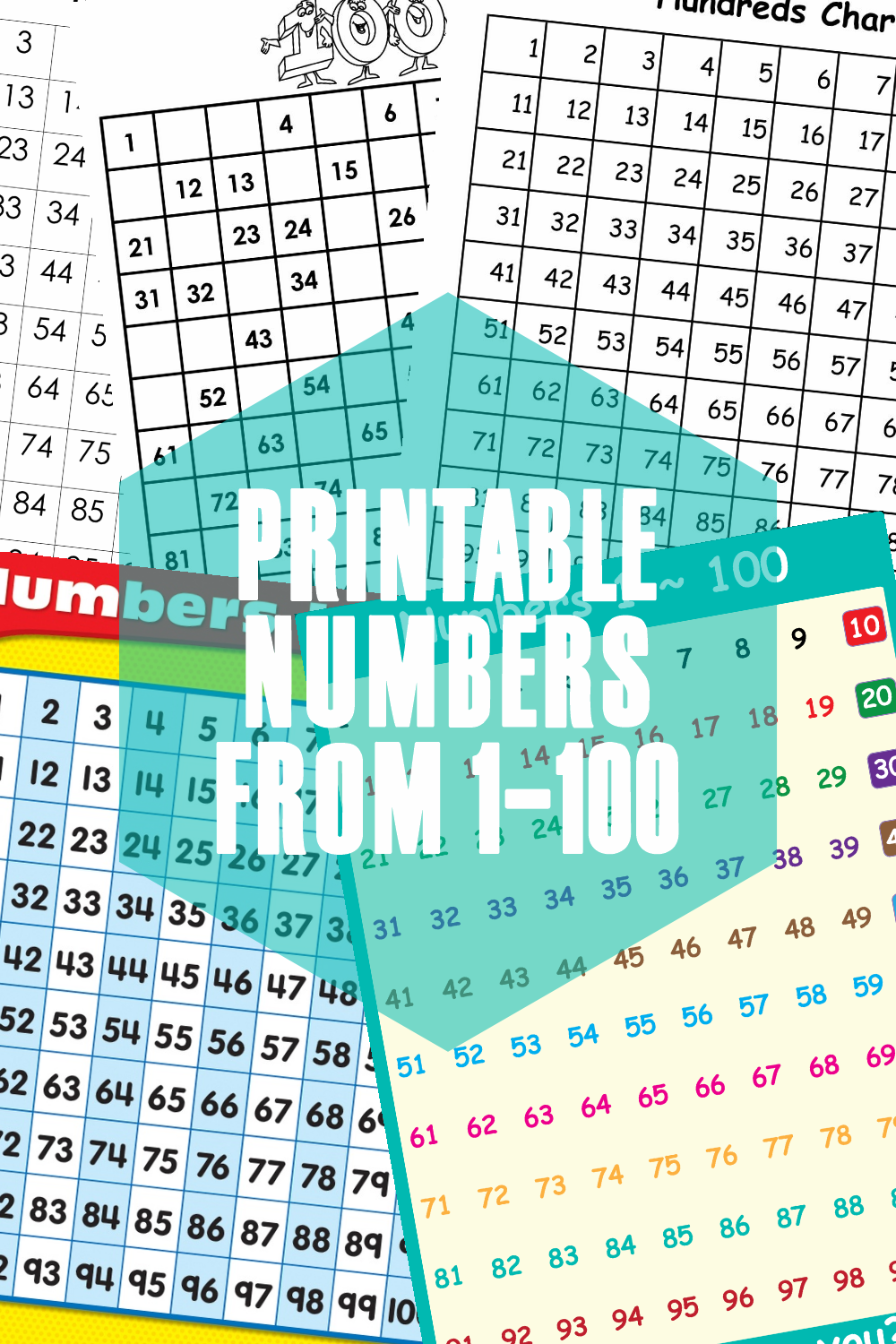 10 Best Printable Numbers From 1 100 Printablee
