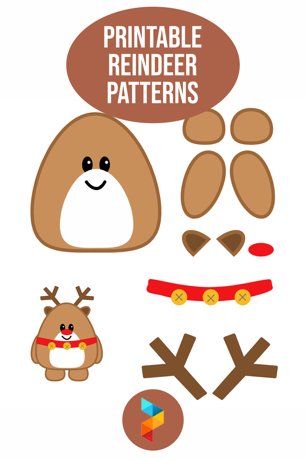 10 Best Printable Reindeer Patterns For Free At Printablee