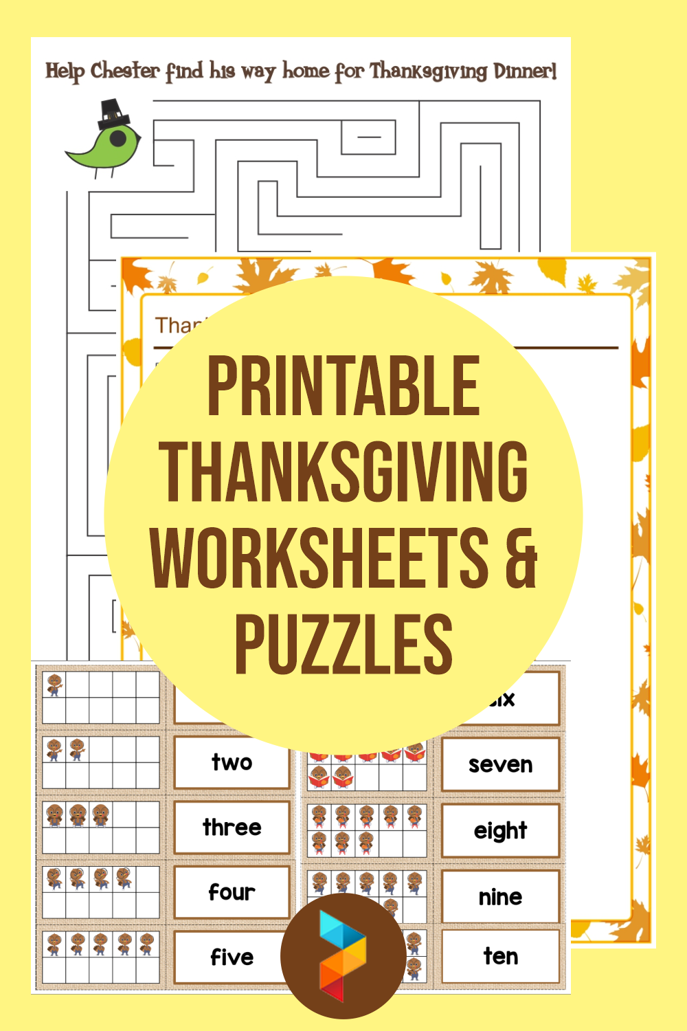 10 Best Printable Thanksgiving Worksheets Puzzles PDF For Free At
