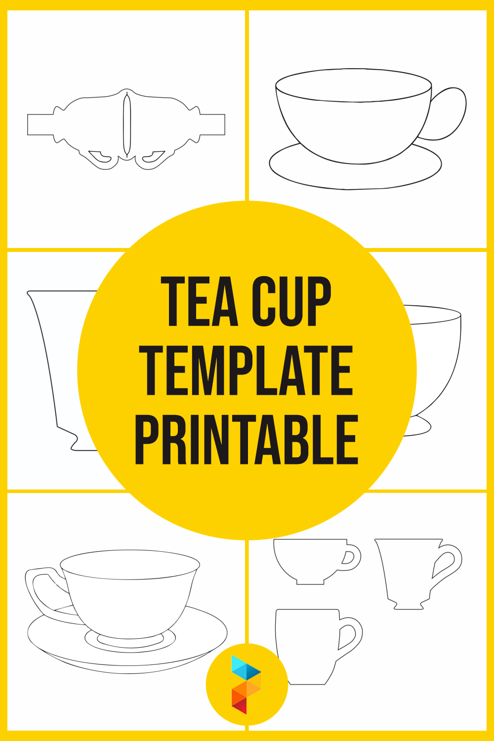 Decimal Blossom Shining Teacup Templates Cut Outs Catalog Contact 